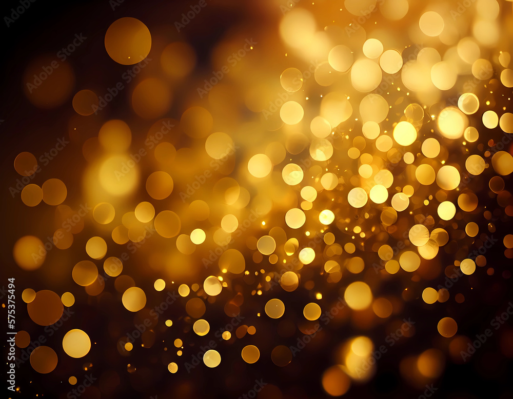 Golden glamour shiny dust , shimmering glitter background for holidays ...