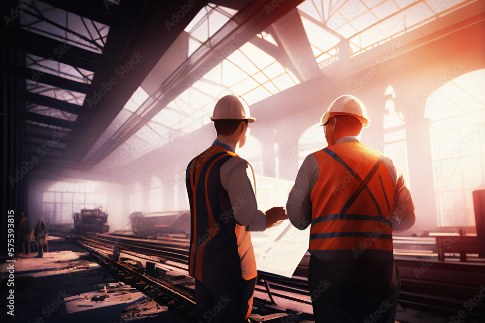 Engineers technician team checkup and analyzing an unfinished on ...