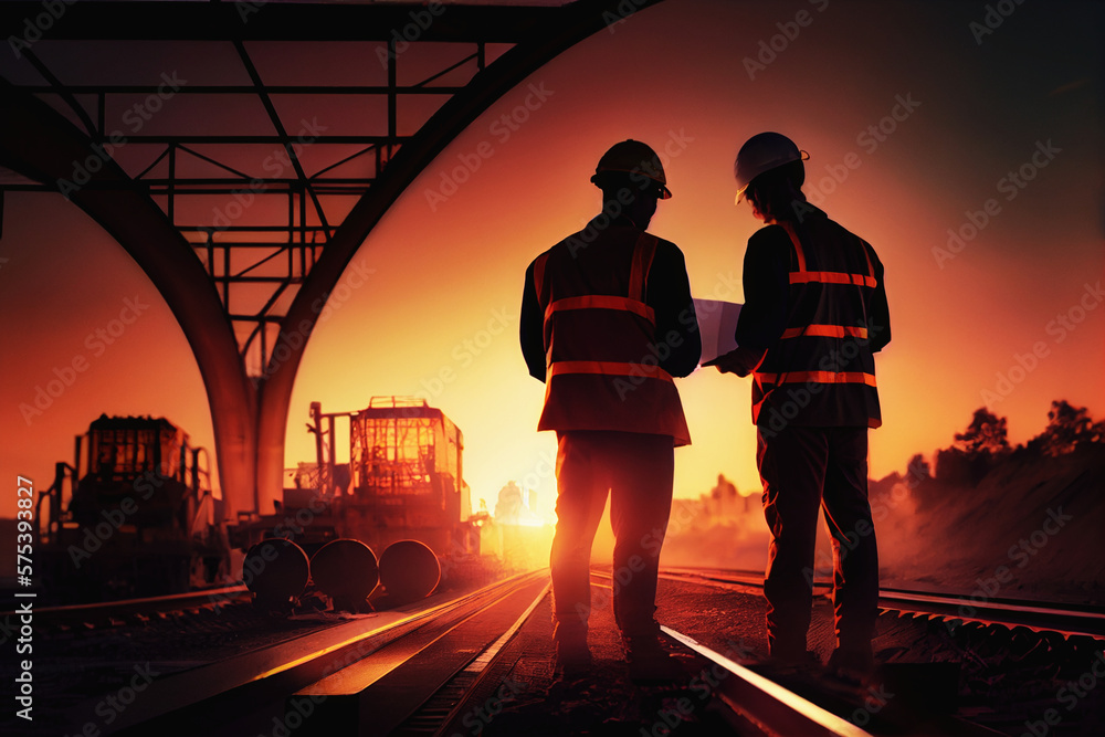 Engineers technician team checkup and analyzing an unfinished on ...