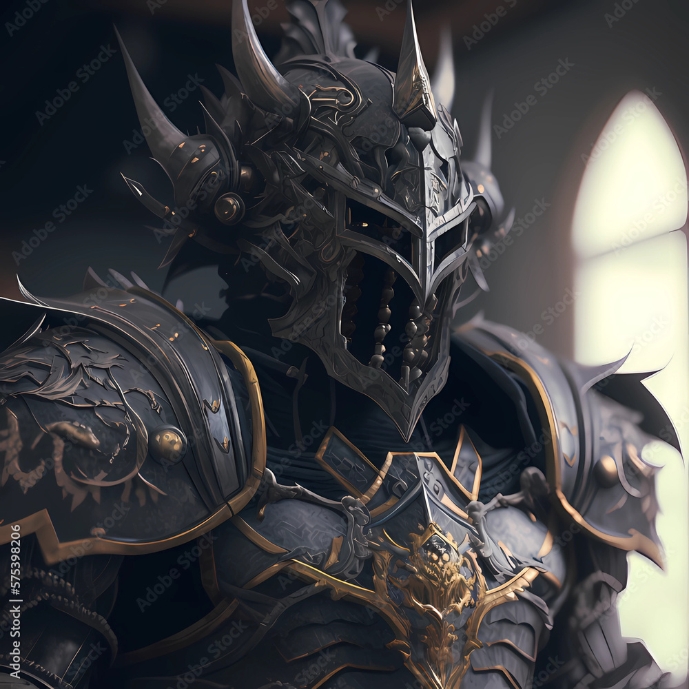 Ai generated art generative ai heavy armor demon armor knight armor ...