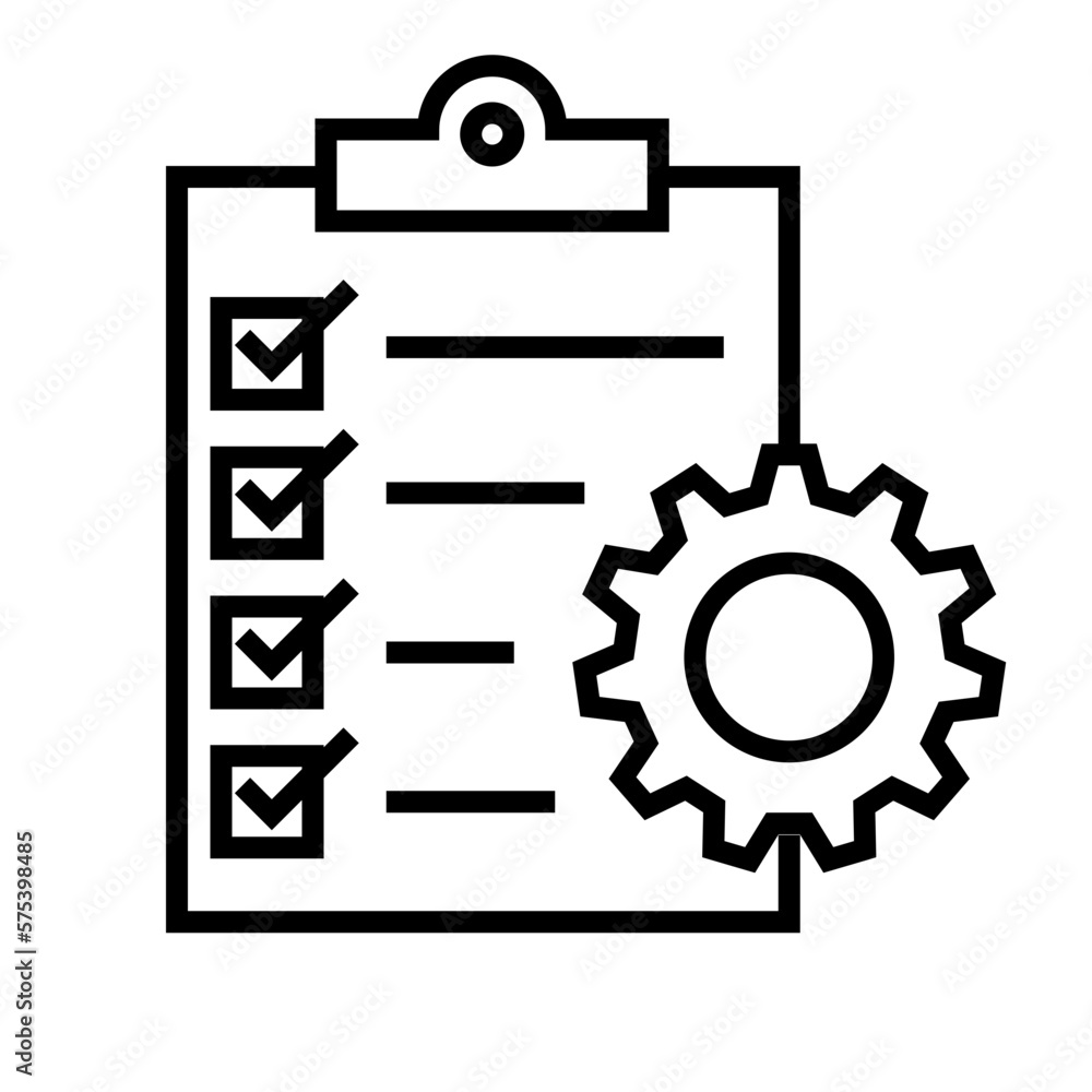project, clipboard icon, task done, approved icon vector Stock Vector ...