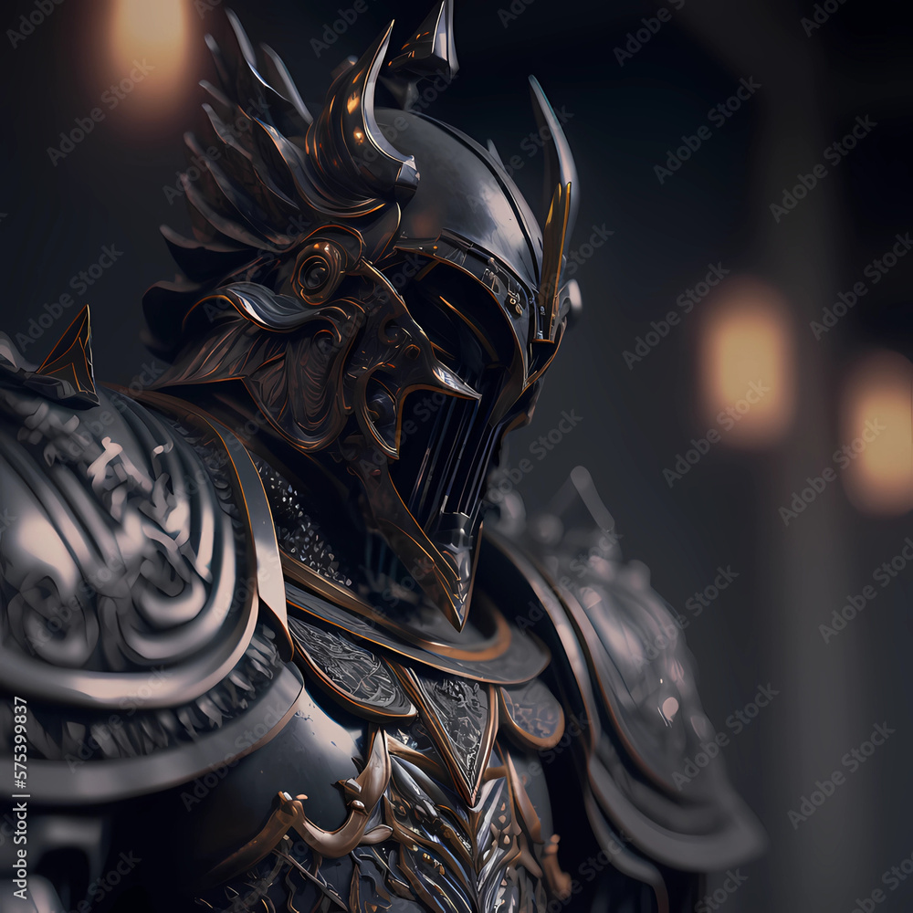 Ai generated art generative ai heavy armor demon armor knight armor ...