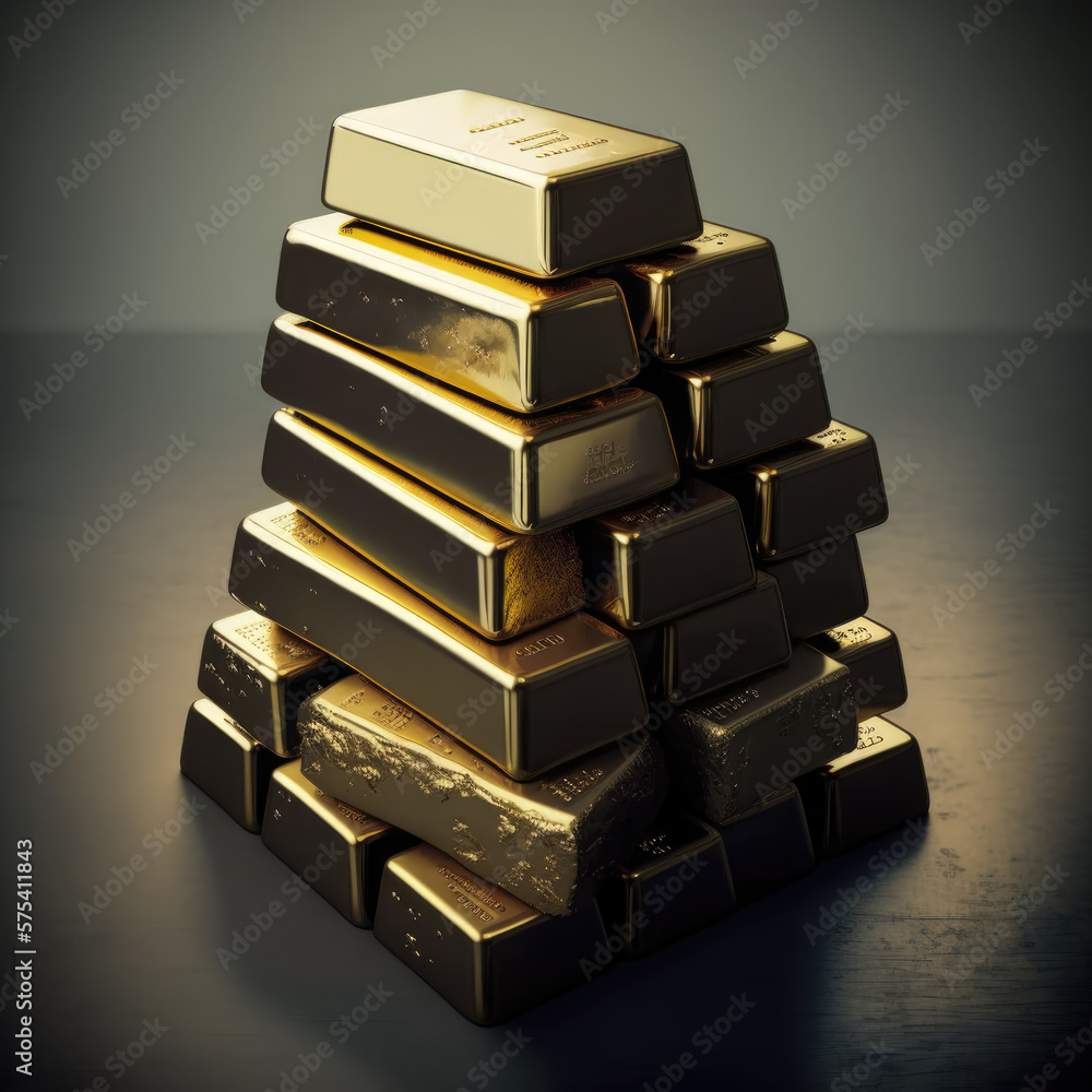 gold bars Stock Illustration | Adobe Stock