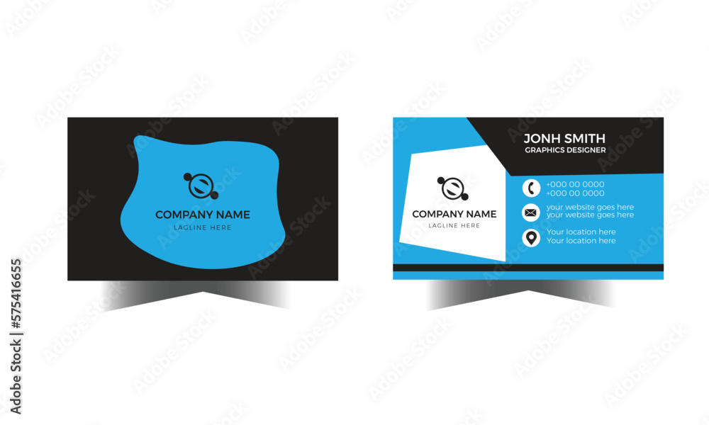 Corporate business card design.Name card design.clean business card ...