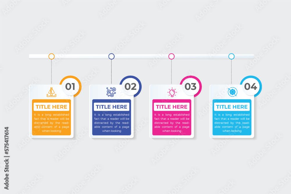 Business table infographic and data visualization template design with ...