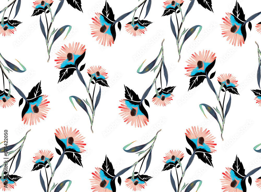 Graphic Design Flower Patterns