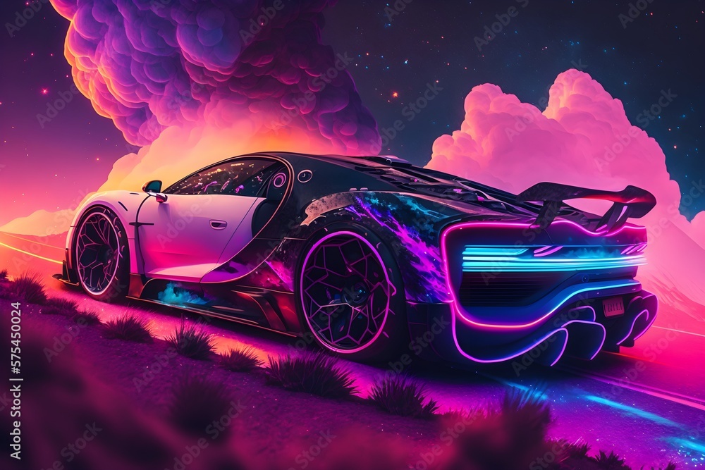 Purple Bugatti Veyron Wallpaper