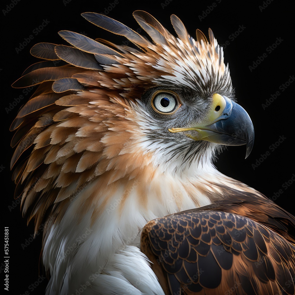 Philippine Eagle Stock Illustration | Adobe Stock