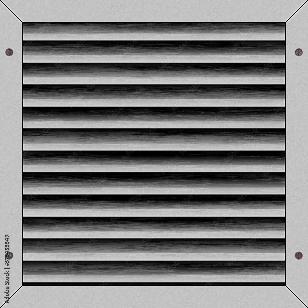 Iron ventilation hatch background. Venting metal jalousie manhole ...