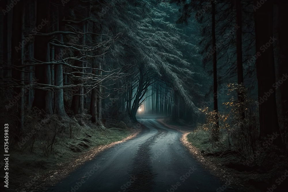 Creepy Forest Road