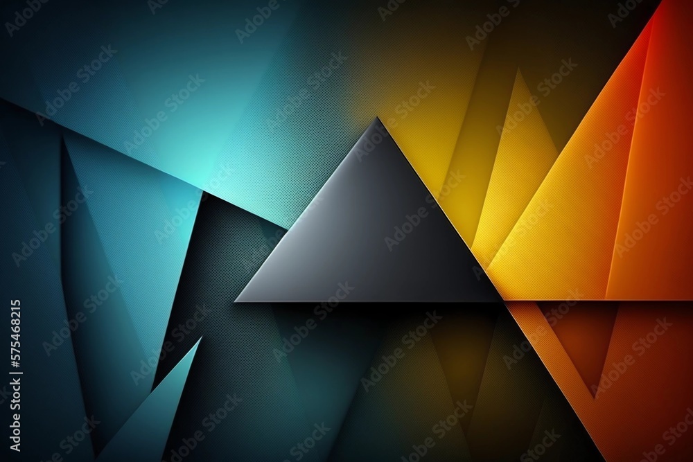 Minimalism 3D abstract modern design background with geometric 3D ...