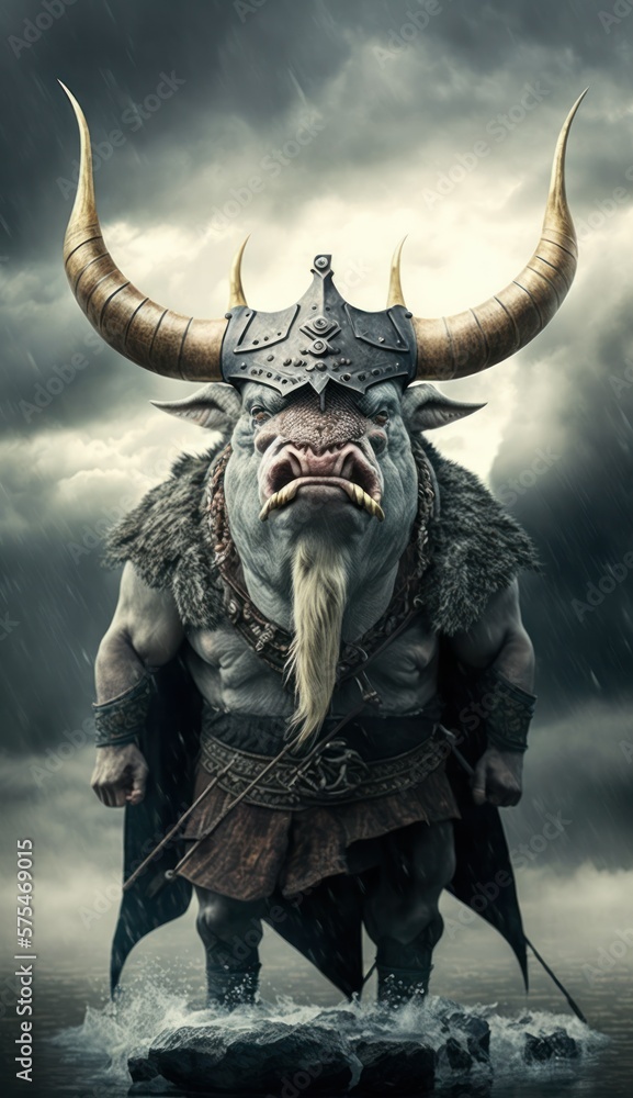 Raiding Valhalla: A Cute, Cool, and Beautiful Viking Animal Bull ...