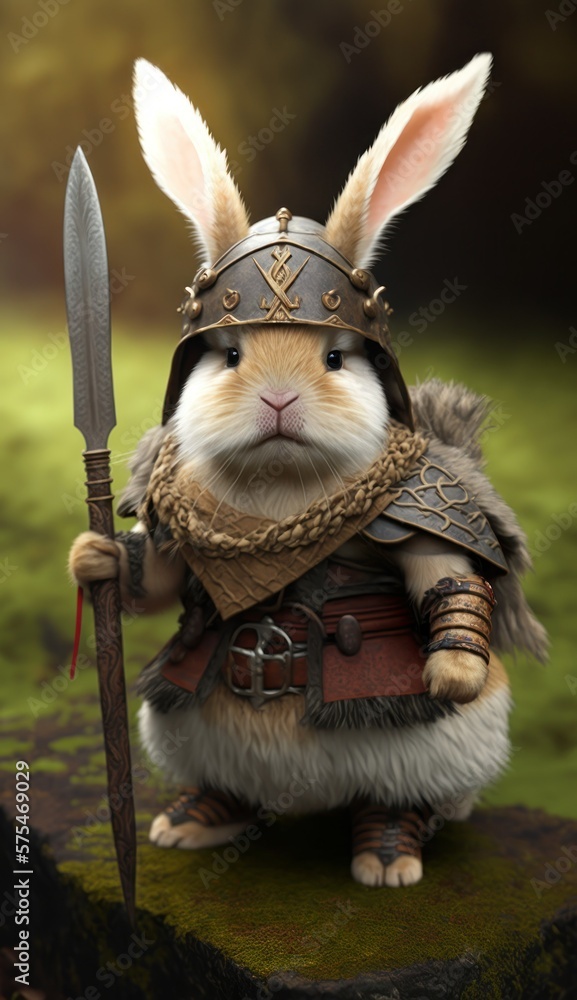Raiding Valhalla: A Cute, Cool, and Beautiful Viking Animal bunny ...