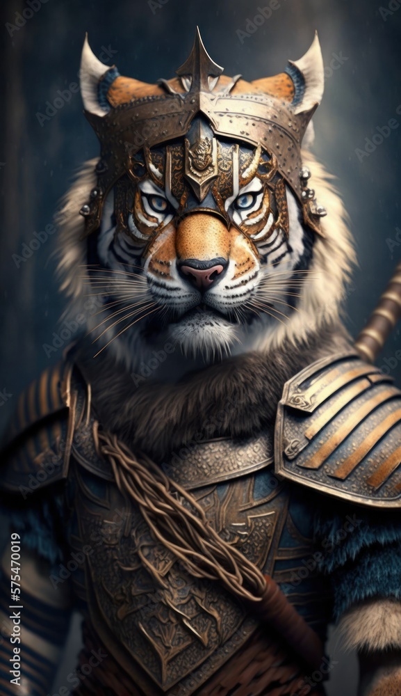 Raiding Valhalla: A Cute, Cool, and Beautiful Viking Animal Tiger ...