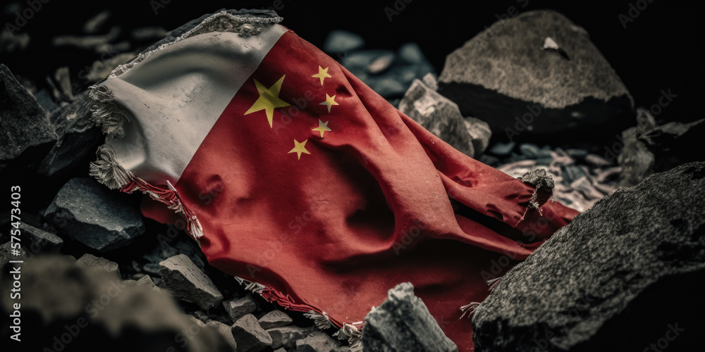 Chinese China Mine Collapse Disaster 2023: Dirty, Dusty Ripped, Torn ...