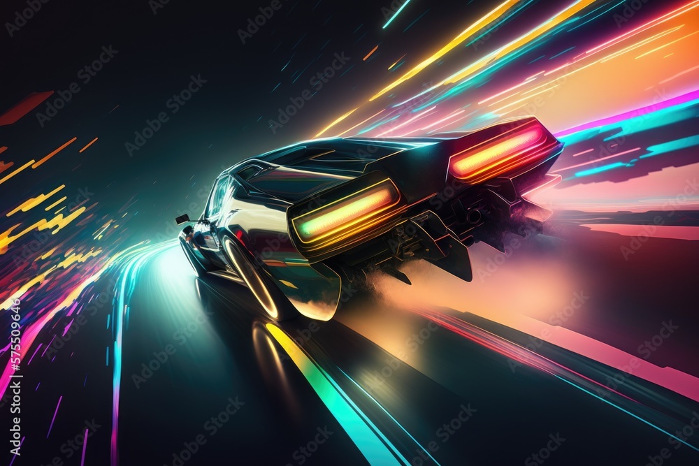 Hyperdrive Havoc Knight Rider's Neon Extreme Car Brings the Heat to the ...