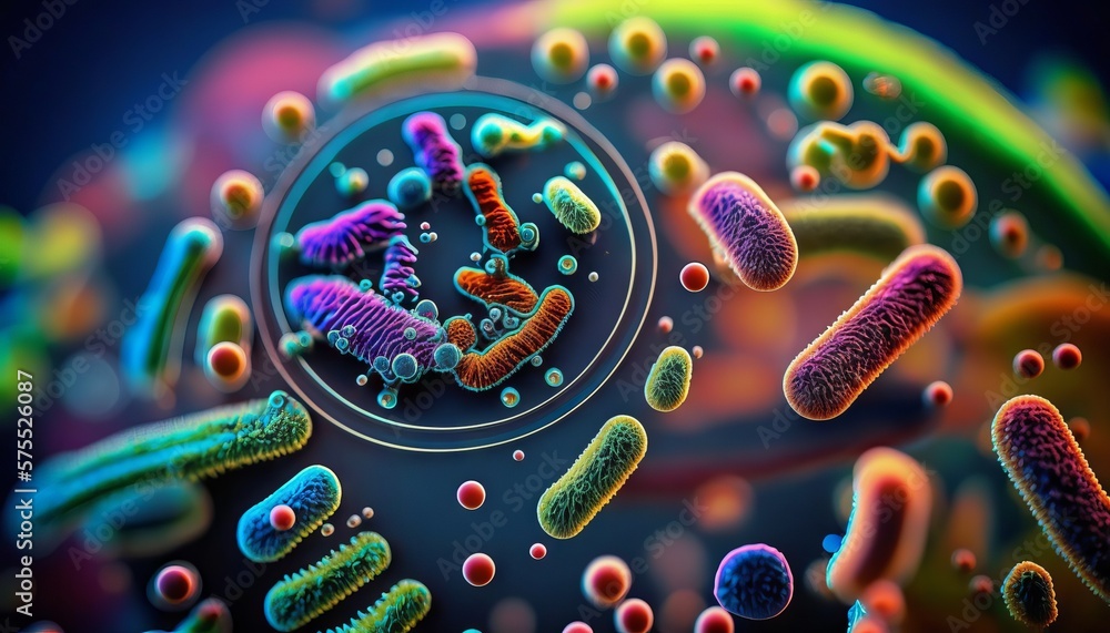 Generative AI of Bacteria and Gram-negative rod-shaped bacteria which ...