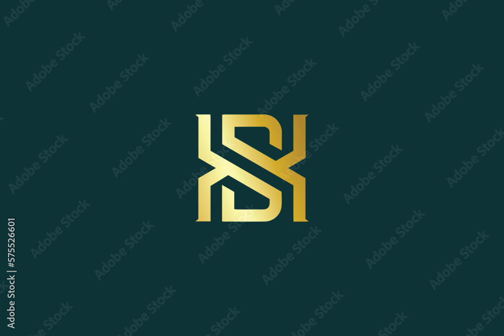 SH letter golden typography brand logo design, sh logo, sh golden icon ...