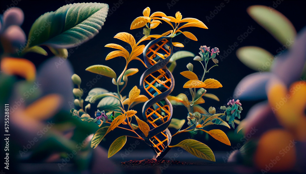 Biology laboratory nature and science, plant and environmental study ...