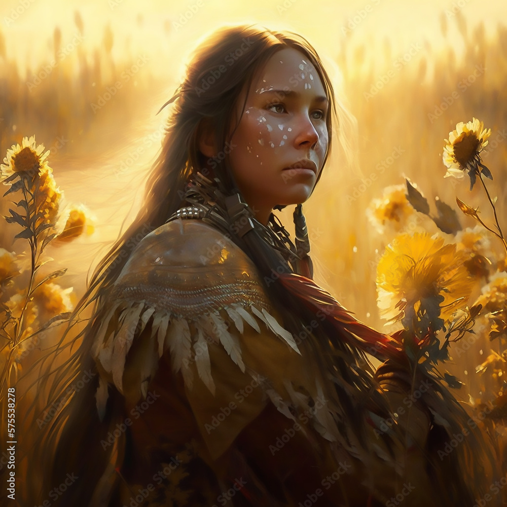 Native American Princess Warrior