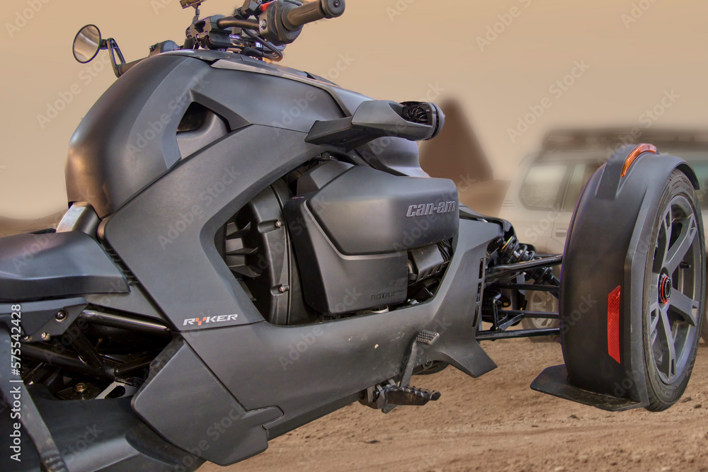 Braunschweig, Germany, February 25, 2023: Can-Am Ryker Spyder Trike Fun ...