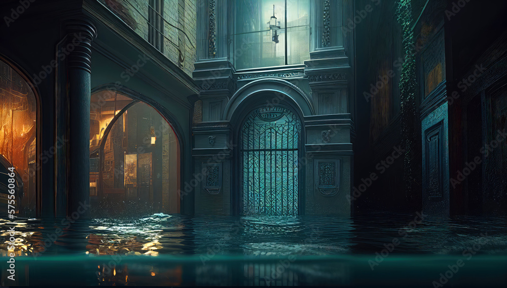 Submerged City: An Underwater Illustration of Urban Flooding ...