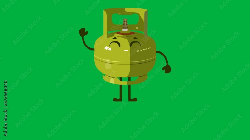 Green cooking gas cylinder, Indonesian ELPIJI LPG gas tank 3kg in ...