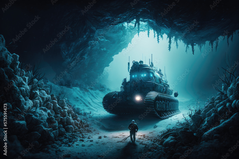 Exploring and Mining the Deep Sea Generative AI Stock Illustration ...
