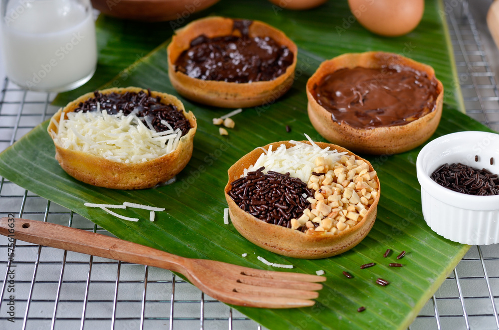 Martabak Terang Bulan mini, martabak manis mini or mini sweet martabak ...