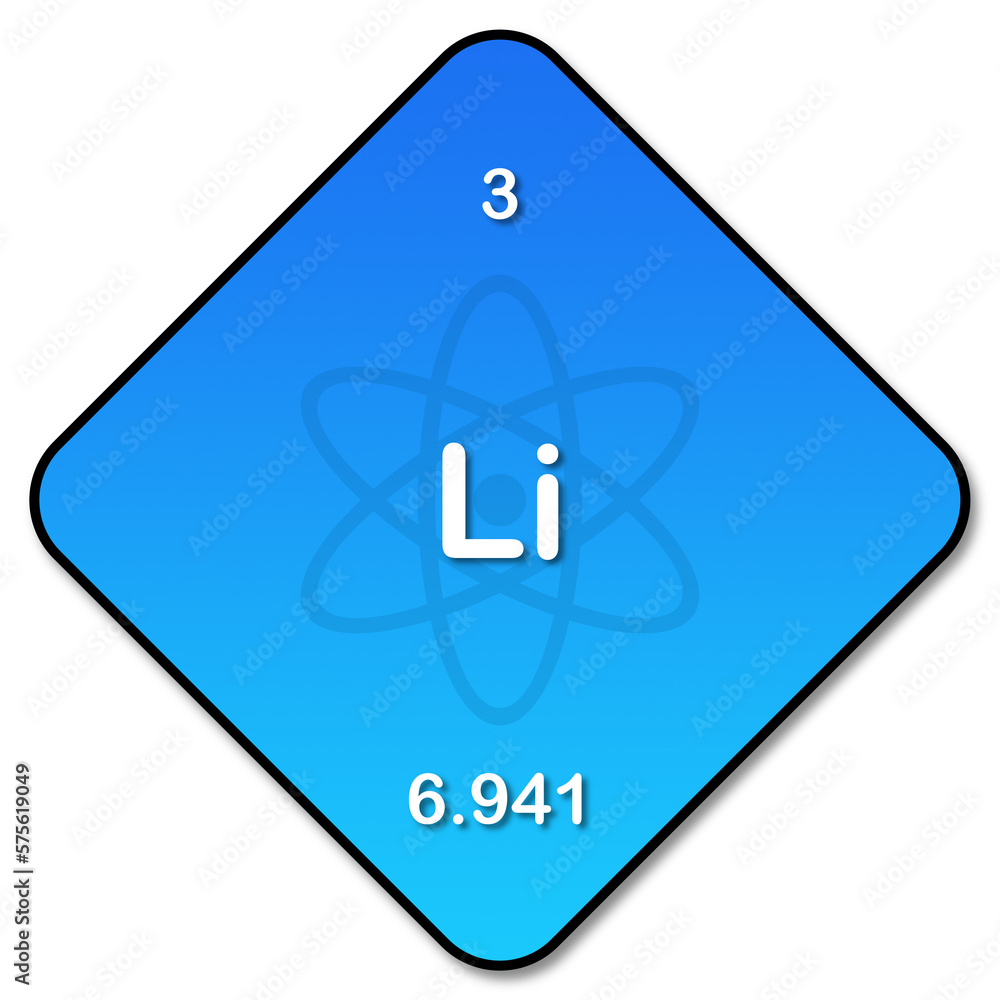 illustrazione con elemento della tavola periodica degli elementi ...