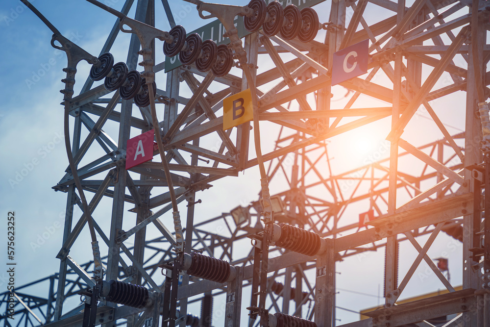 Poster High voltage electric power plant current distribution ...