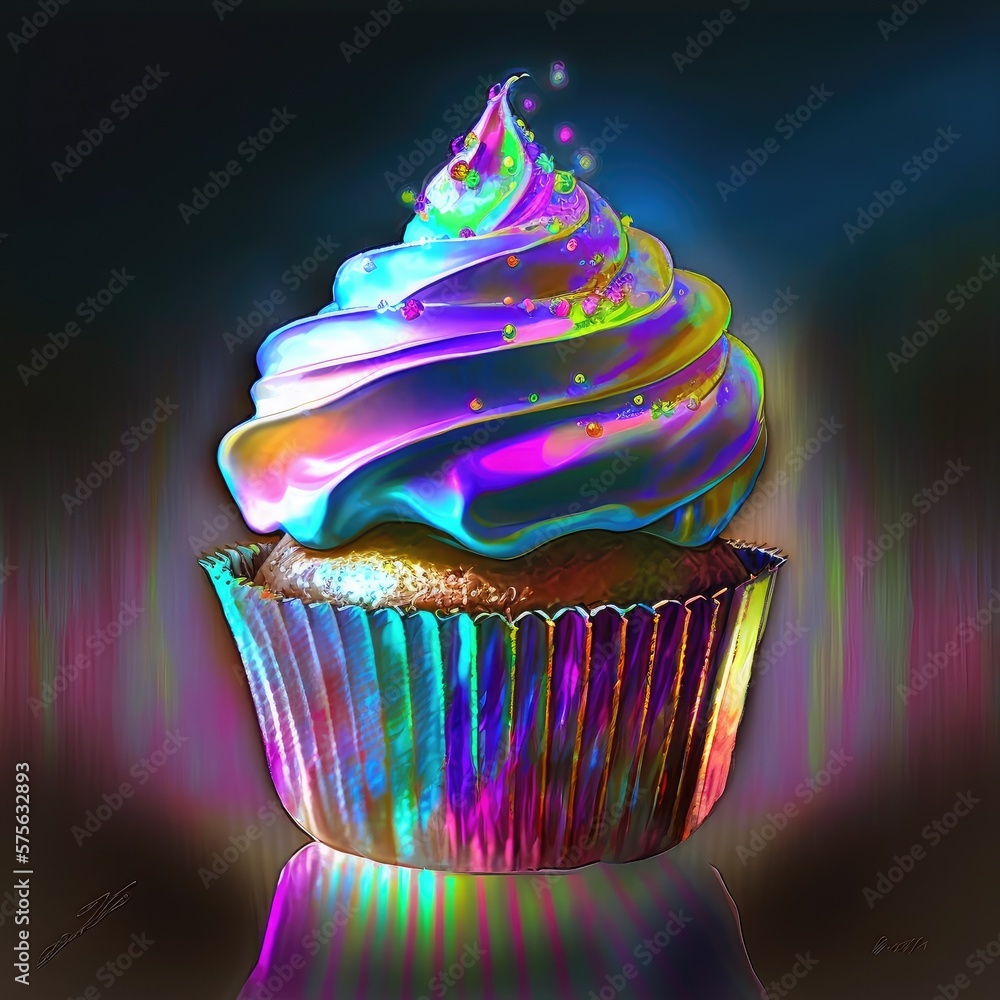 Rainbow Cupcake Backgrounds