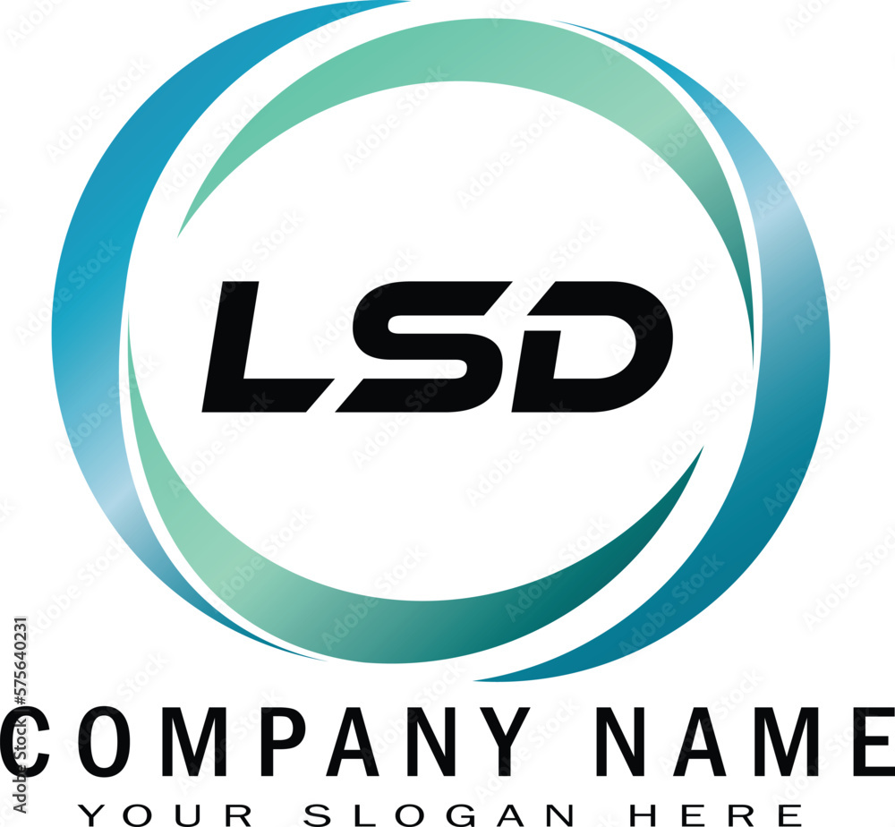 Alphabet letters Monogram logo LSD, LS, SD Stock Vector | Adobe Stock