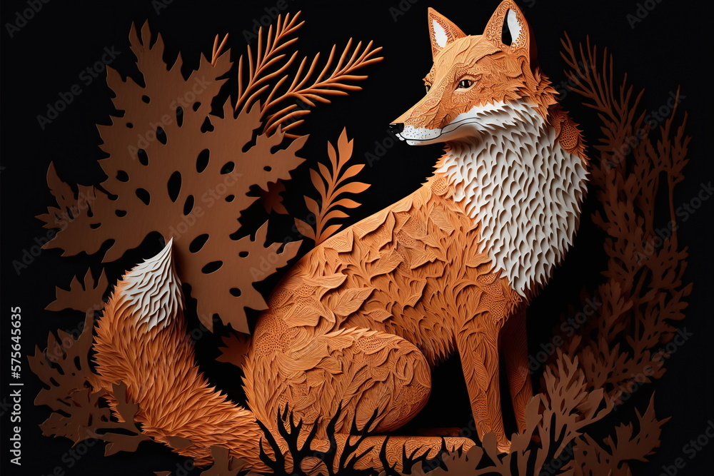 Stunning beauty of animal in nature with wondrous paper quilling ...