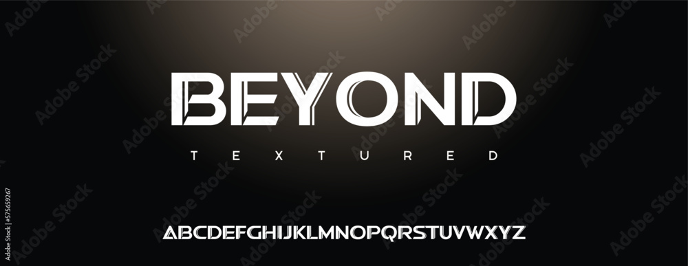 BEYOND Elegant alphabet letters font and number. swoosh Classic ...