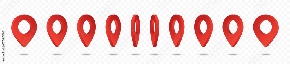 Pointers collection. Map markers. Location pointers collection. Location pin vector illustration ...