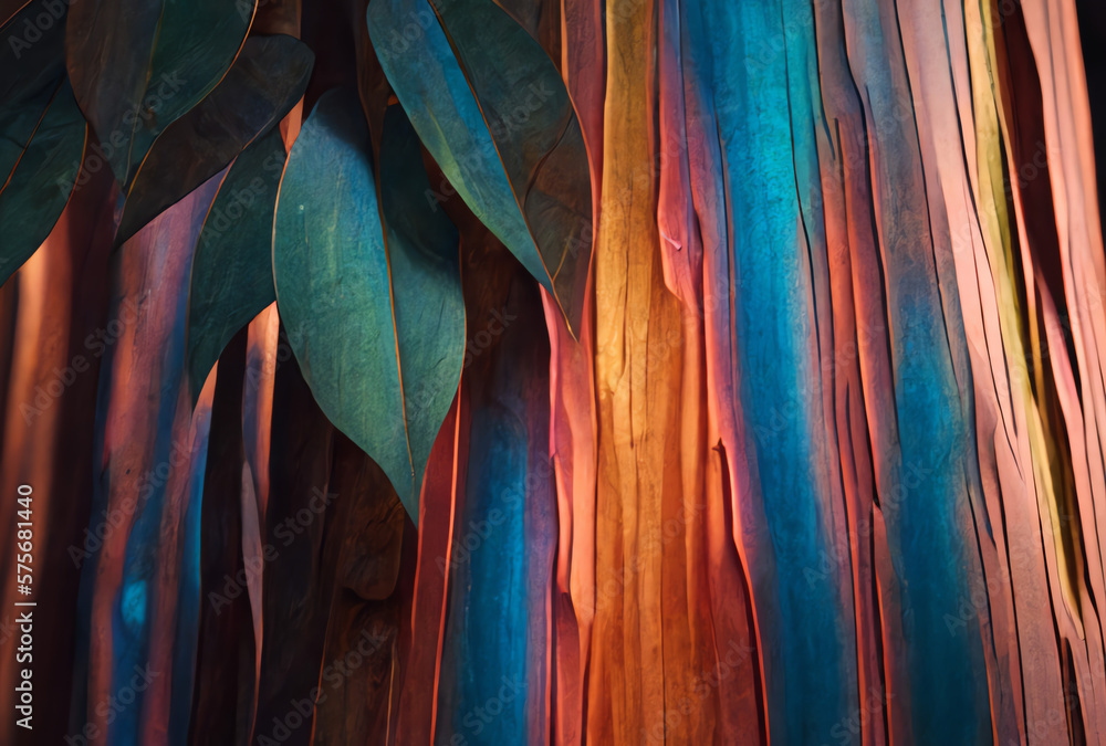 Rainbow Eucalyptus Tree Wallpaper