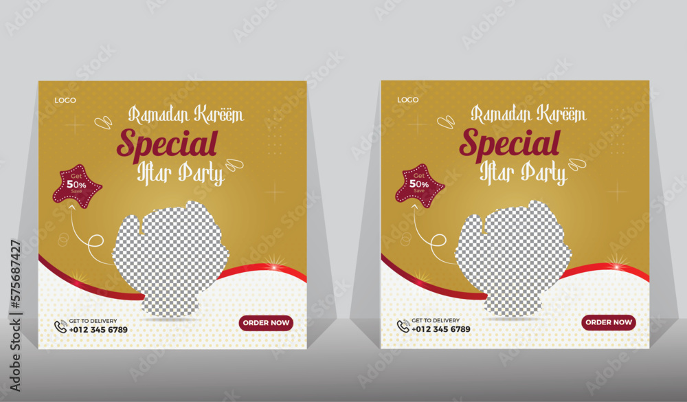 Dates social media post design templates in vecotor size 2023. Stock ...