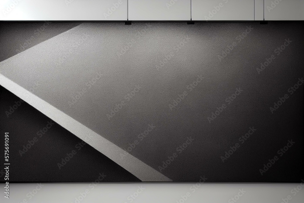 Ilustrace „Gray shadow and light blur abstract background on white wall ...