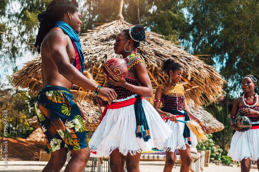 Kenyan People Dancing