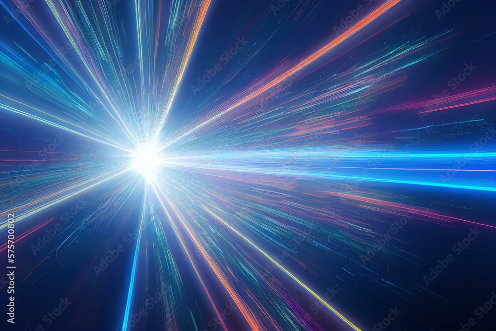 Technology background with abstract digital code motion cyberspace ...