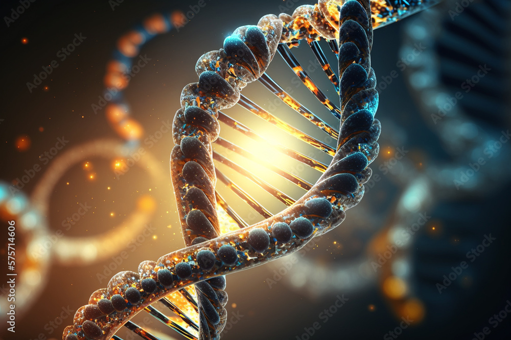 The DNA Journey. An illustration representing the evolution of human ...