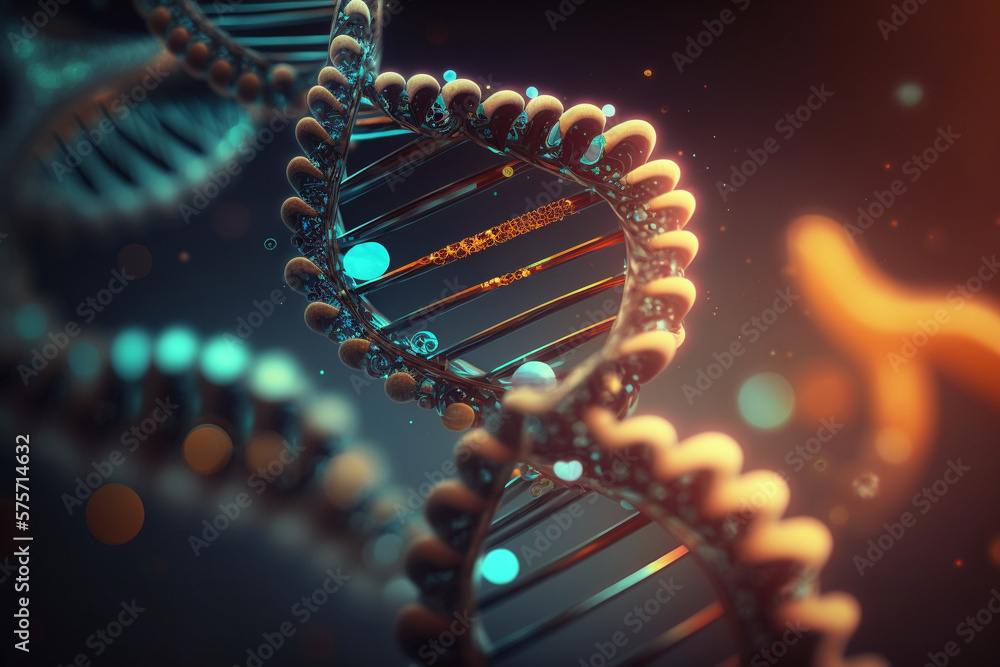 The DNA Journey. An illustration representing the evolution of human ...