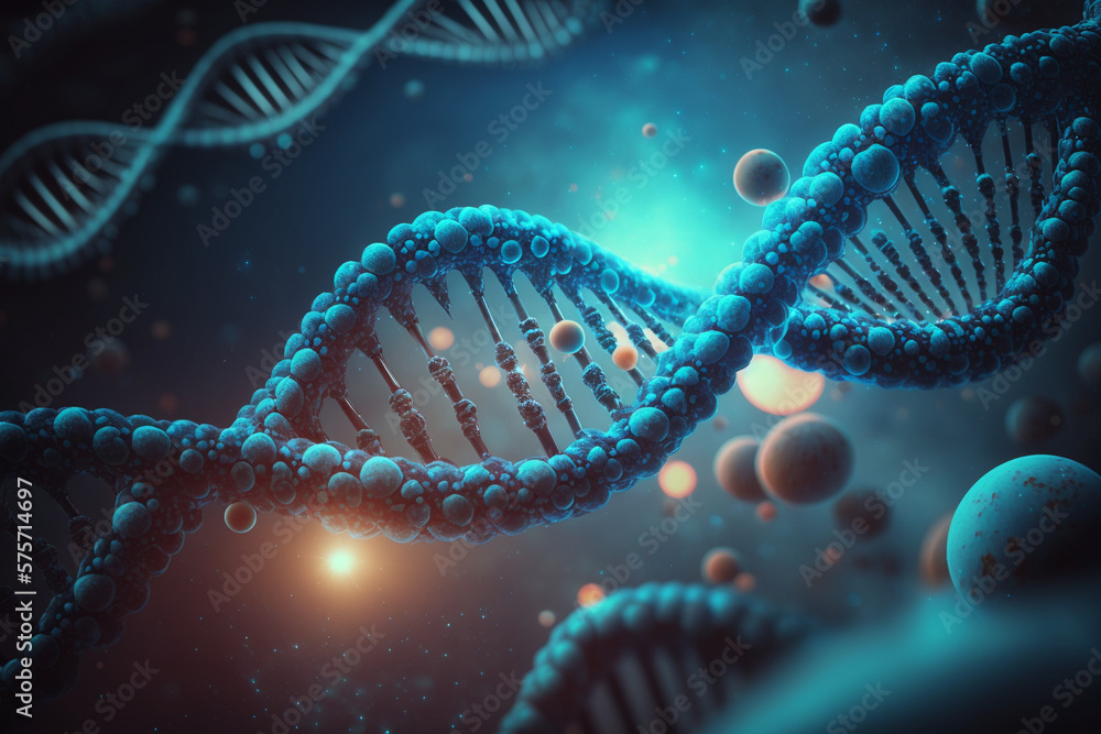 The DNA Journey. An illustration representing the evolution of human ...