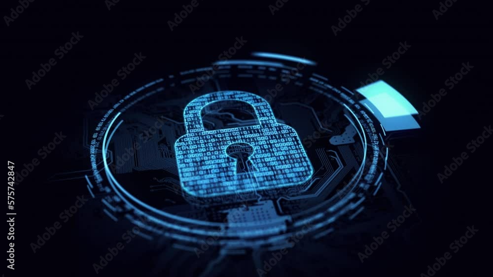 Cyber security and protection of private information and data concept ...