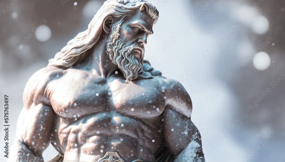 Freyr the god of male virility and good weather - in snow - German gods ...