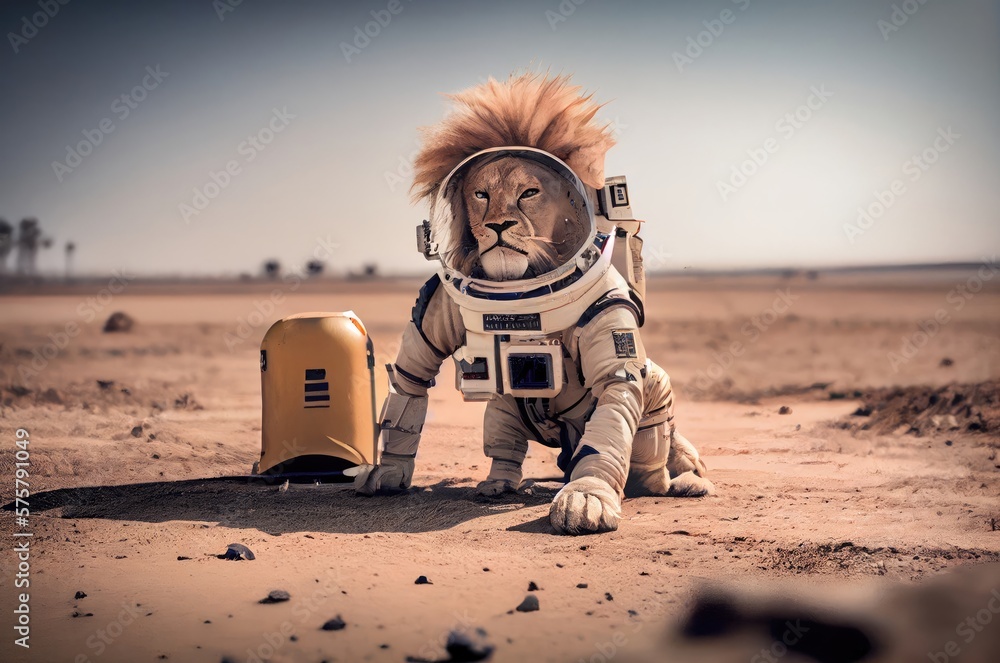 Lion Astronaut