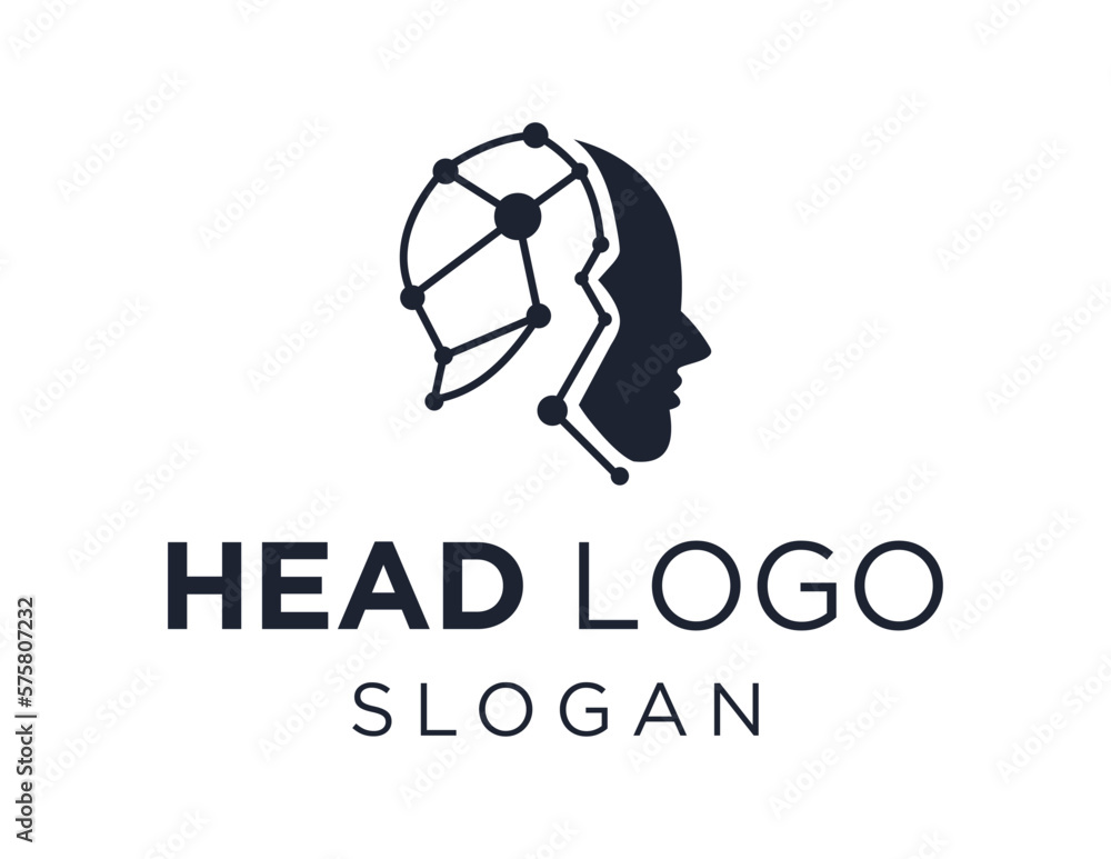 Logo about Head on a white background. created using the CorelDraw ...