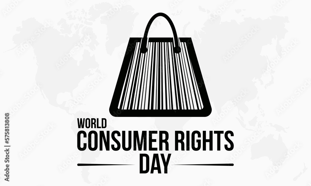 World Consumer Rights Day. globe spread awareness about consumers ...