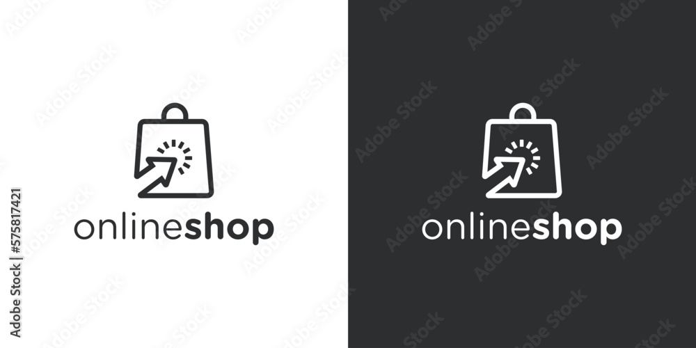 Shop Logo Design Template. Shopping Logo icon vector illustration ...